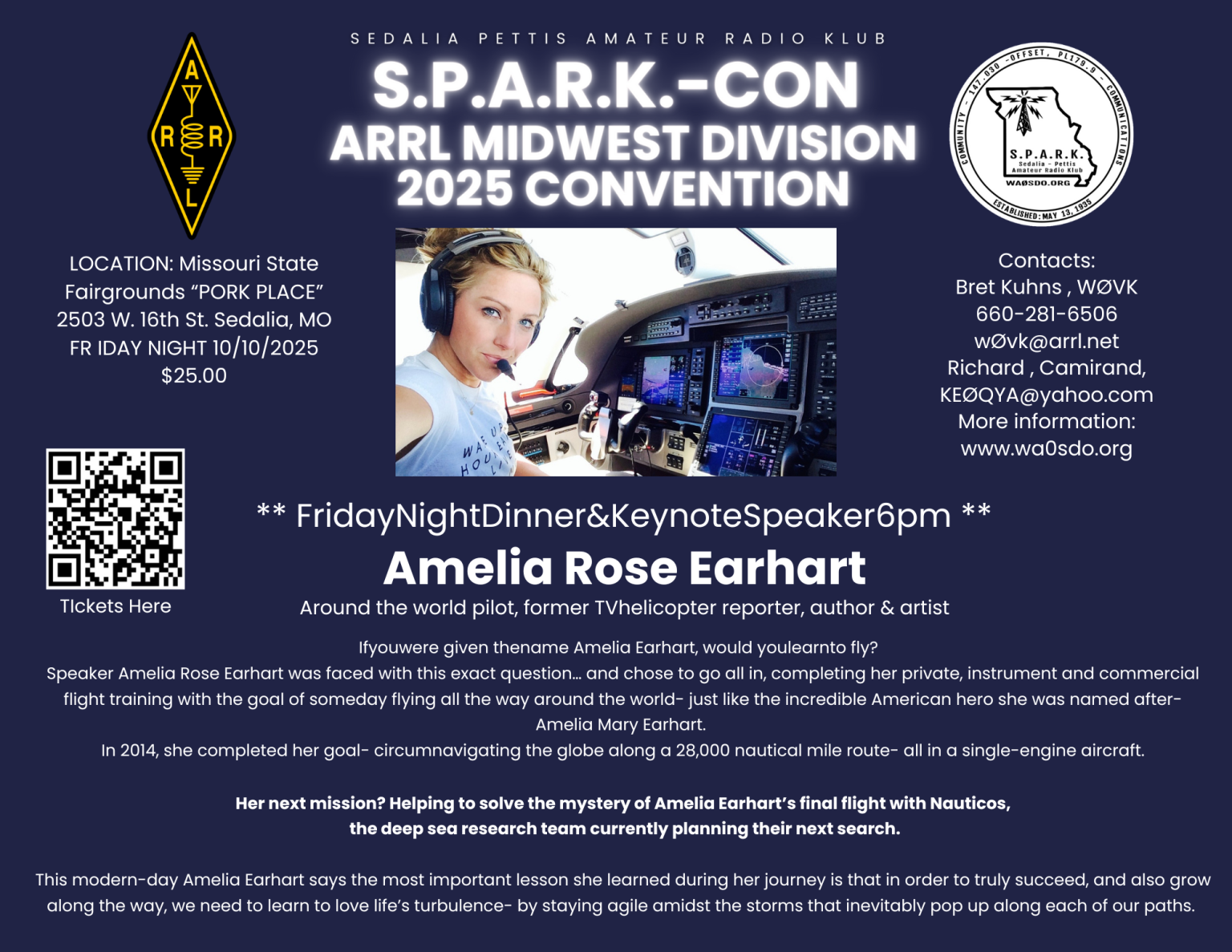 Earhart SPARK-CON 2025.pdf – SEDALIA – PETTIS AMATEUR RADIO KLUB